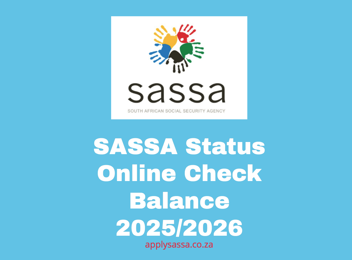 SASSA Status Online Check Balance 2025/2026 - SASSA Grant 2025