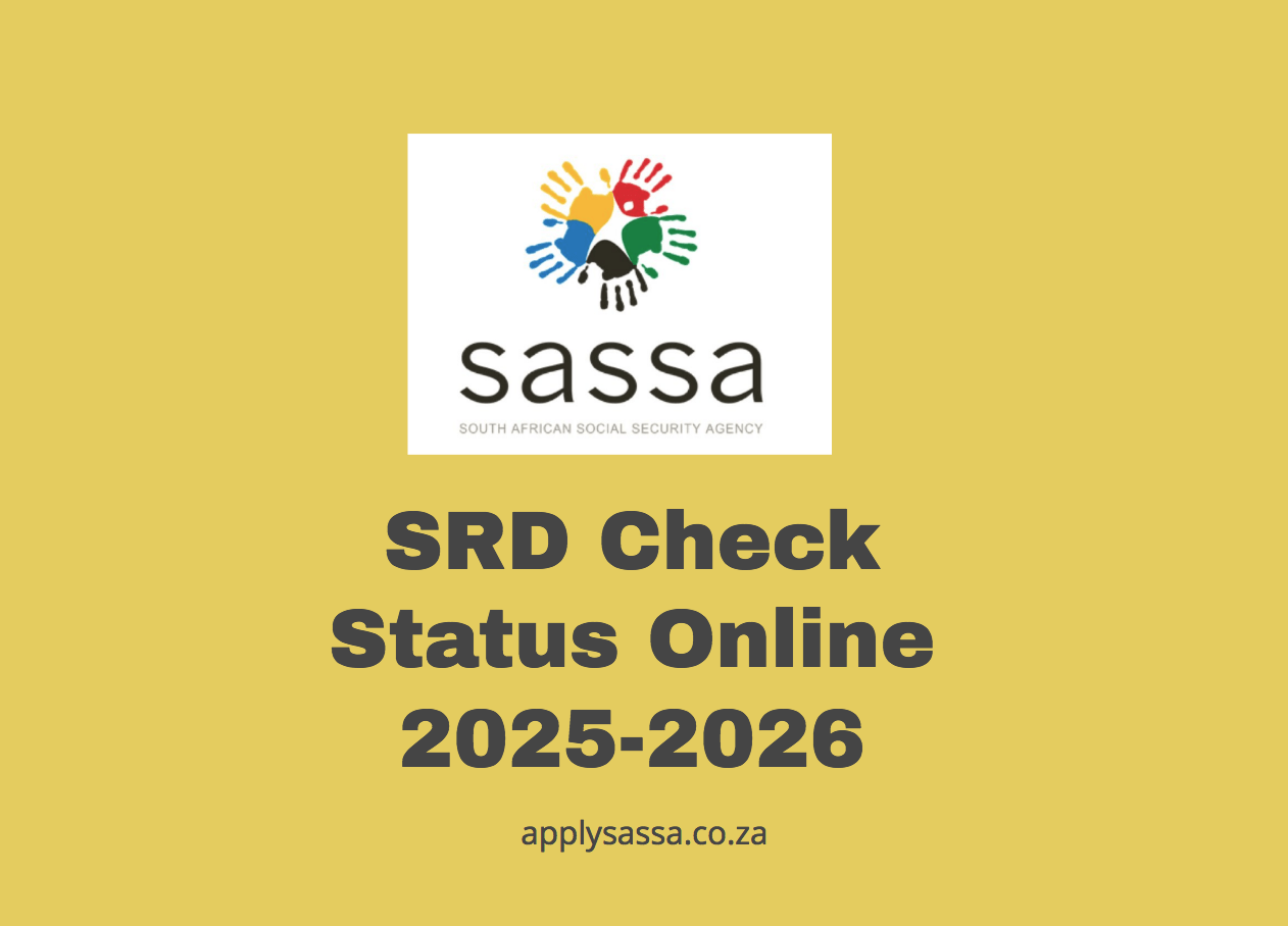 SRD Check Status Online 2025-2026 - SASSA Grant 2025