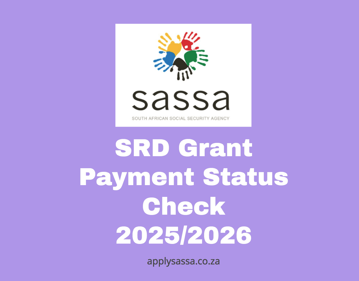 SRD Grant Payment Status Check 2025/2026 - SASSA Grant 2025