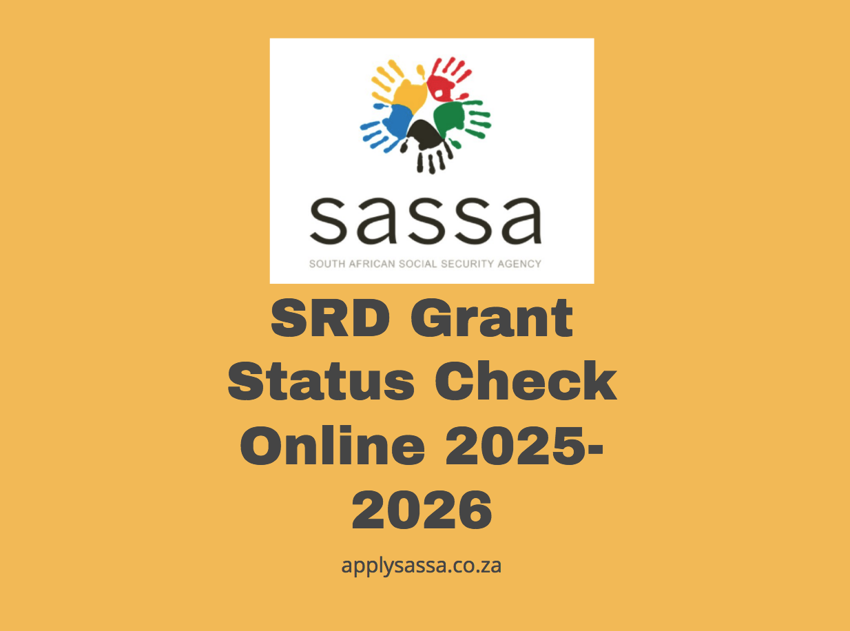 SRD Grant Status Check Online 2025-2026 - SASSA Grant 2025