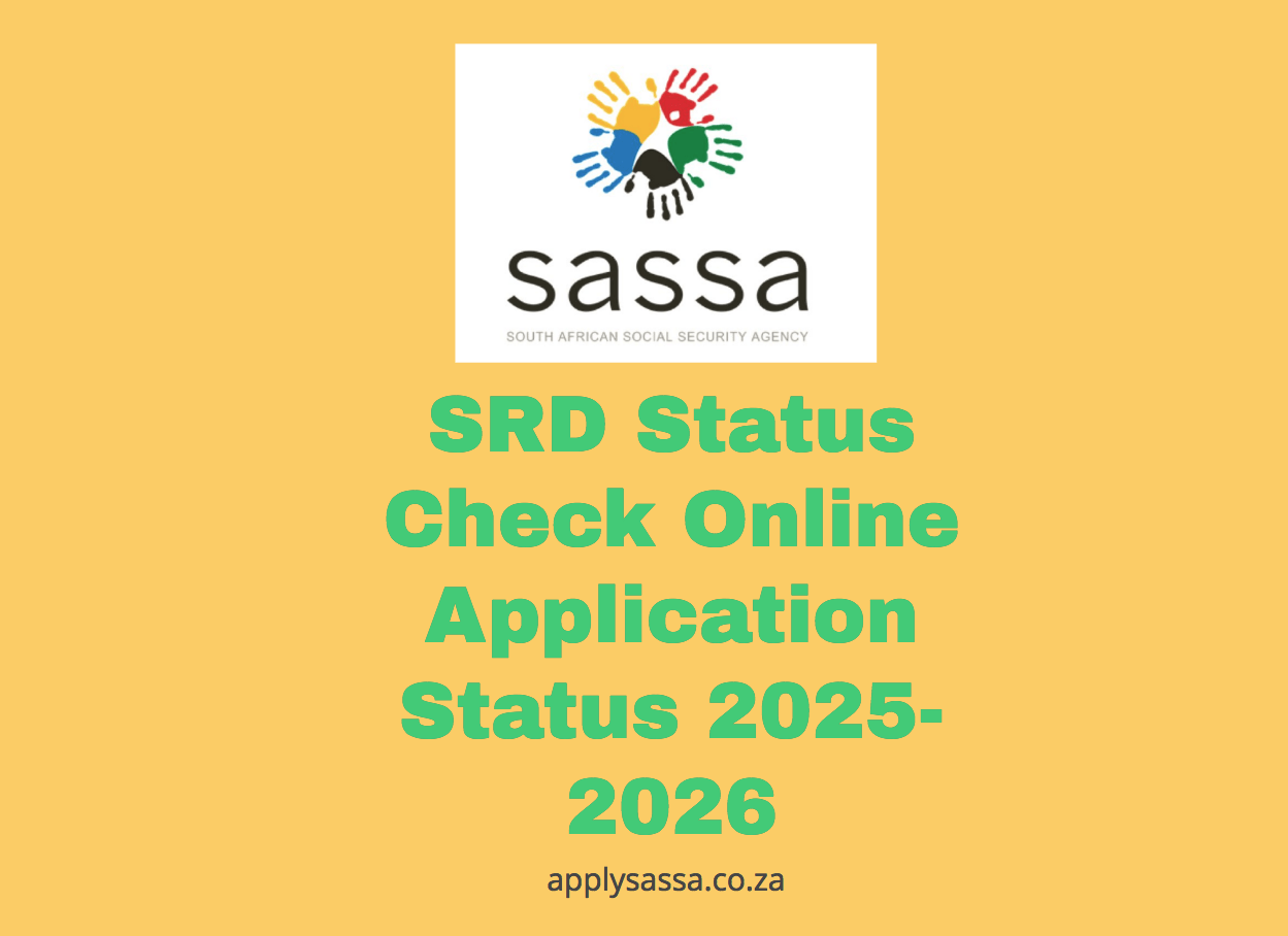 SRD Status Check Online Application Status 2025-2026 - SASSA Grant 2025