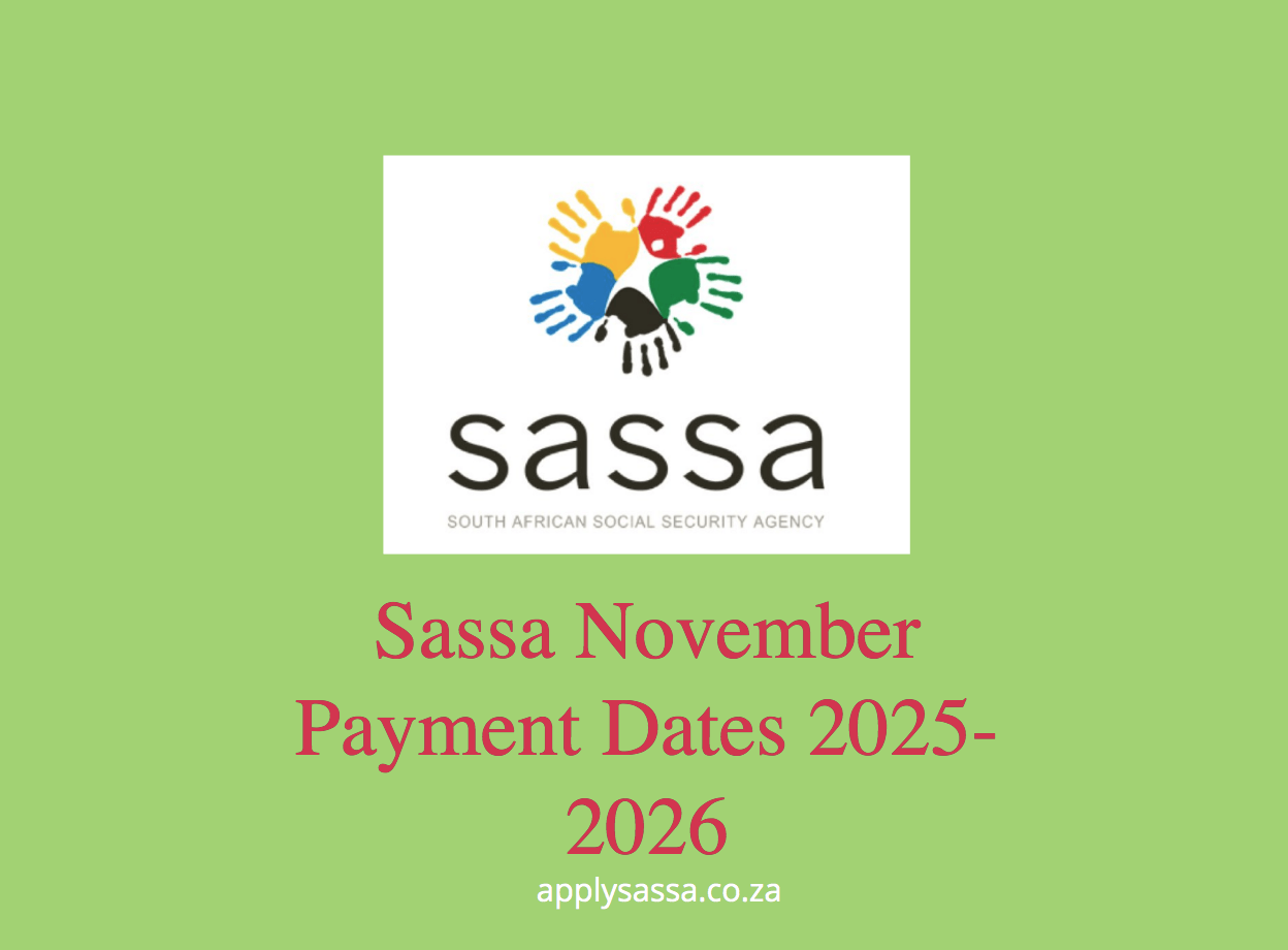 Sassa November Payment Dates 2025-2026 - SASSA Grant 2025
