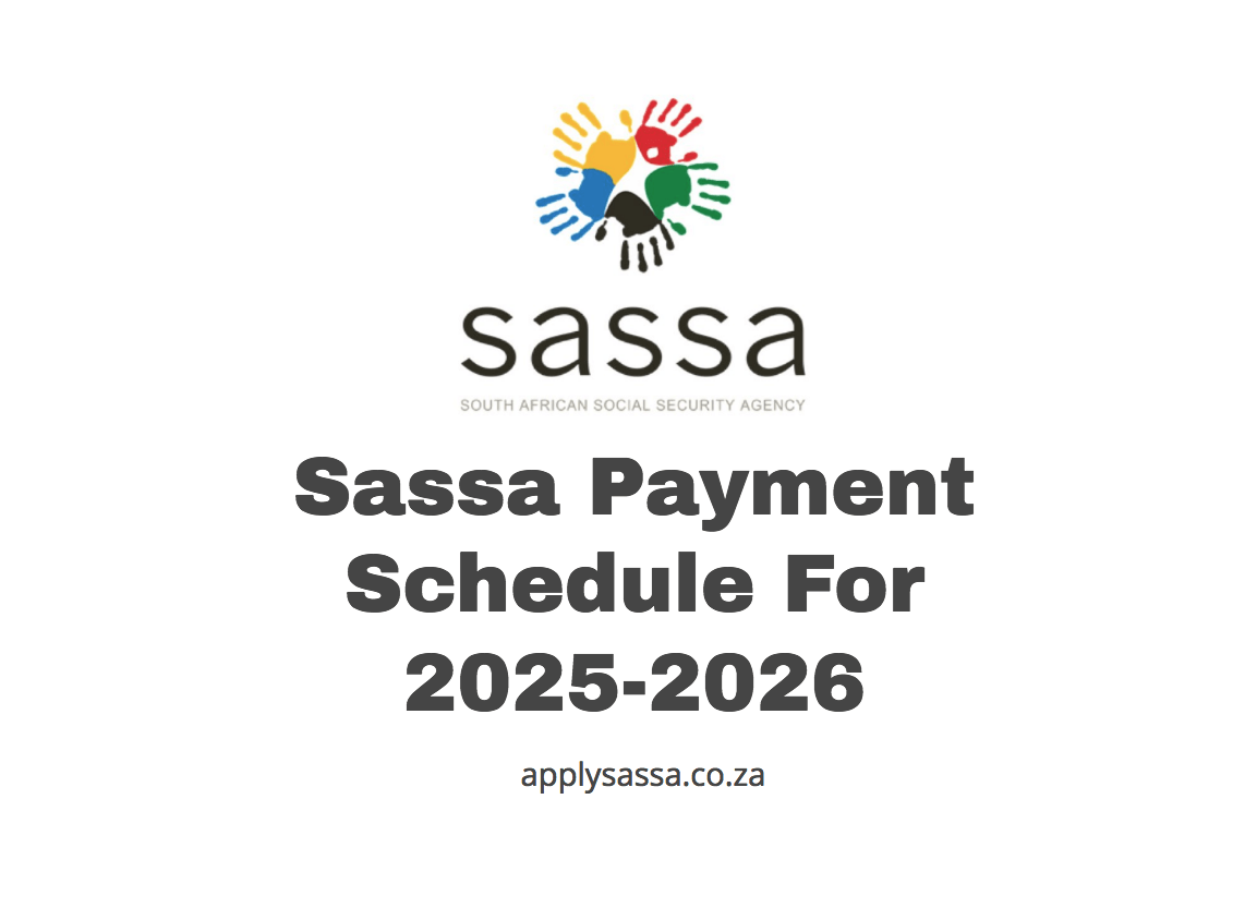 Sassa Payment Schedule For 2025-2026 - SASSA Grant 2025