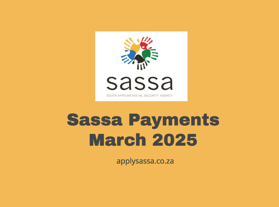 Sassa Payments March 2025 - SASSA Grant 2025