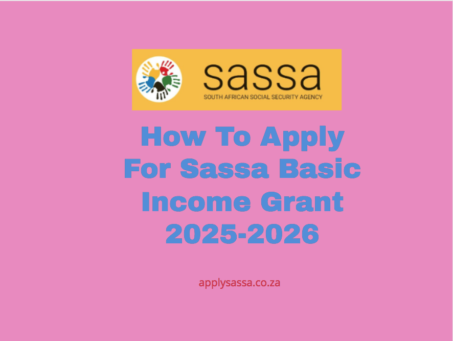 How To Apply For Sassa Basic Income Grant 2025-2026 - SASSA Grant 2025