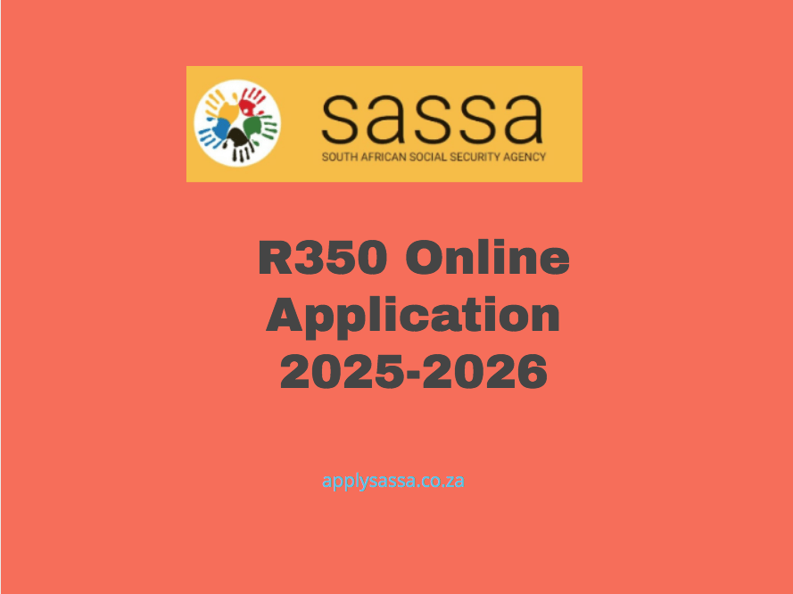 R350 Online Application 2025-2026 - SASSA Grant 2025