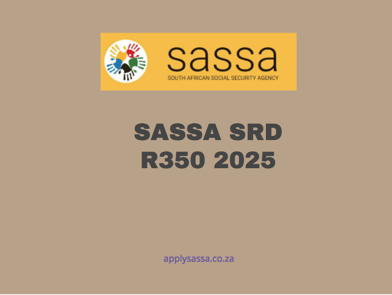 SASSA SRD R350 2025 - SASSA Grant 2025