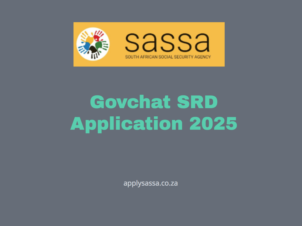 Govchat SRD Application 2025 - SASSA Grant 2025